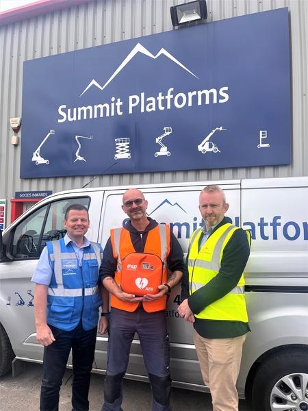 Summit Platforms - Summit Platforms installs life-saving defibrillators ...